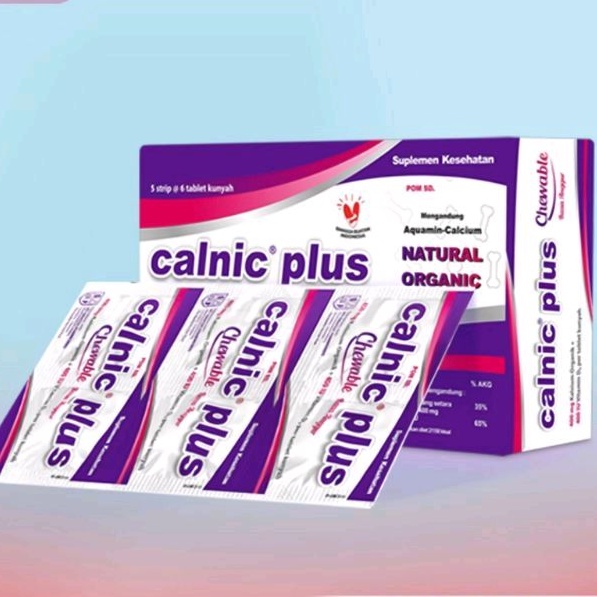 Jual Calnic Plus Chewable Grape 30's Tablet Gracia / Kalaium / vitamin ...