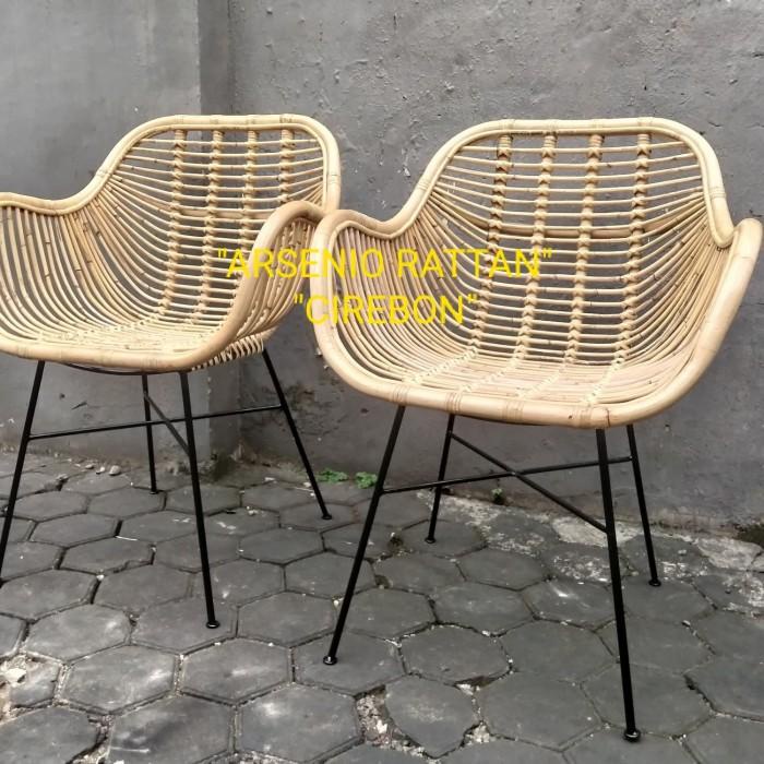 Jual Kursi Teras cafe Rotan Rangka Besi | Shopee Indonesia