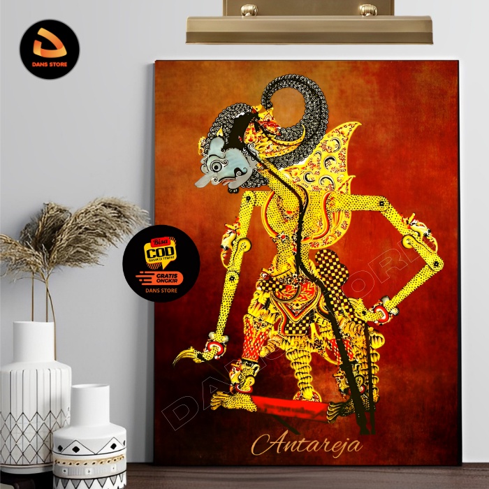 Jual Hiasan Dinding Poster Wayang Kulit Antareja Pajangan Dinding dan ...