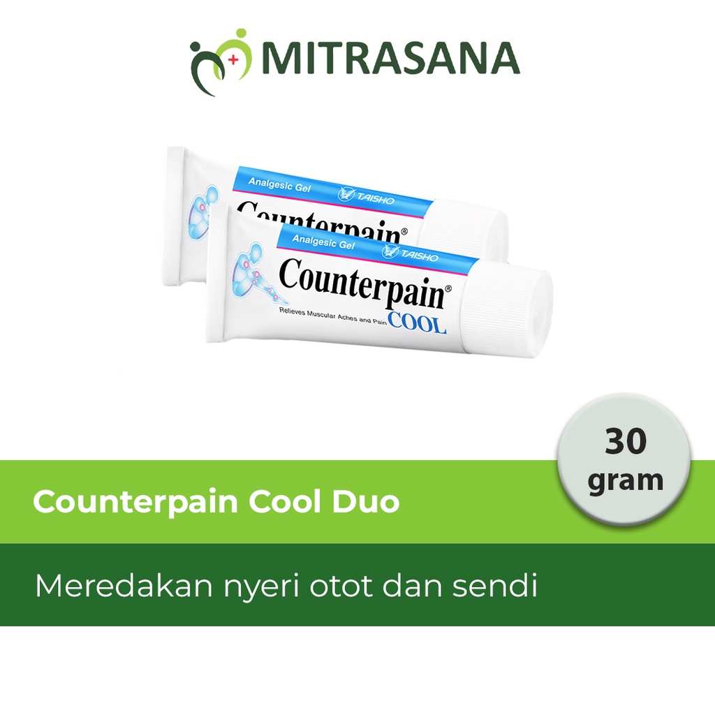Jual Counterpain Cool Duo - 2 Pcs 30 Gr | 60 Gr Duo (2 pcs) | Shopee ...