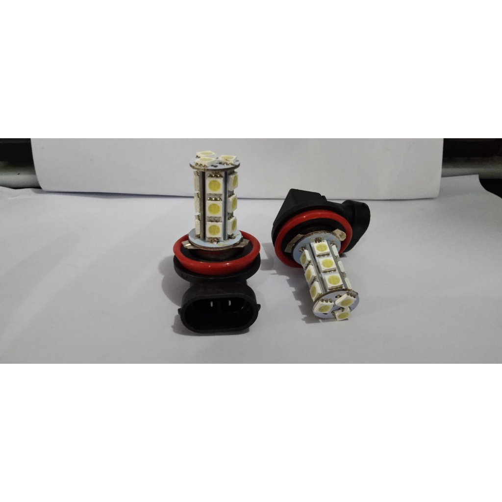 Jual lampu mobil Led FOG LAMP FOGLAMP 18 TITIK 5 sisi H16 SATU SET 2 ...