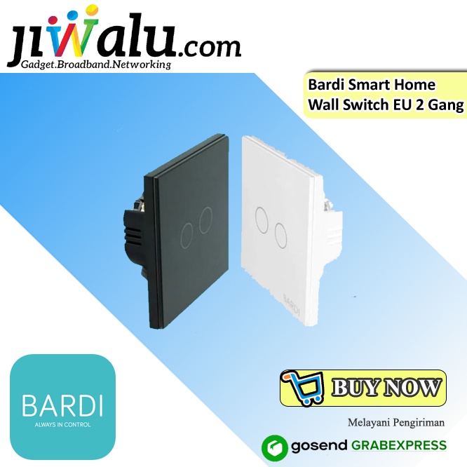 Jual BARDI Smart Home Wall Switch EU 2 | Shopee Indonesia