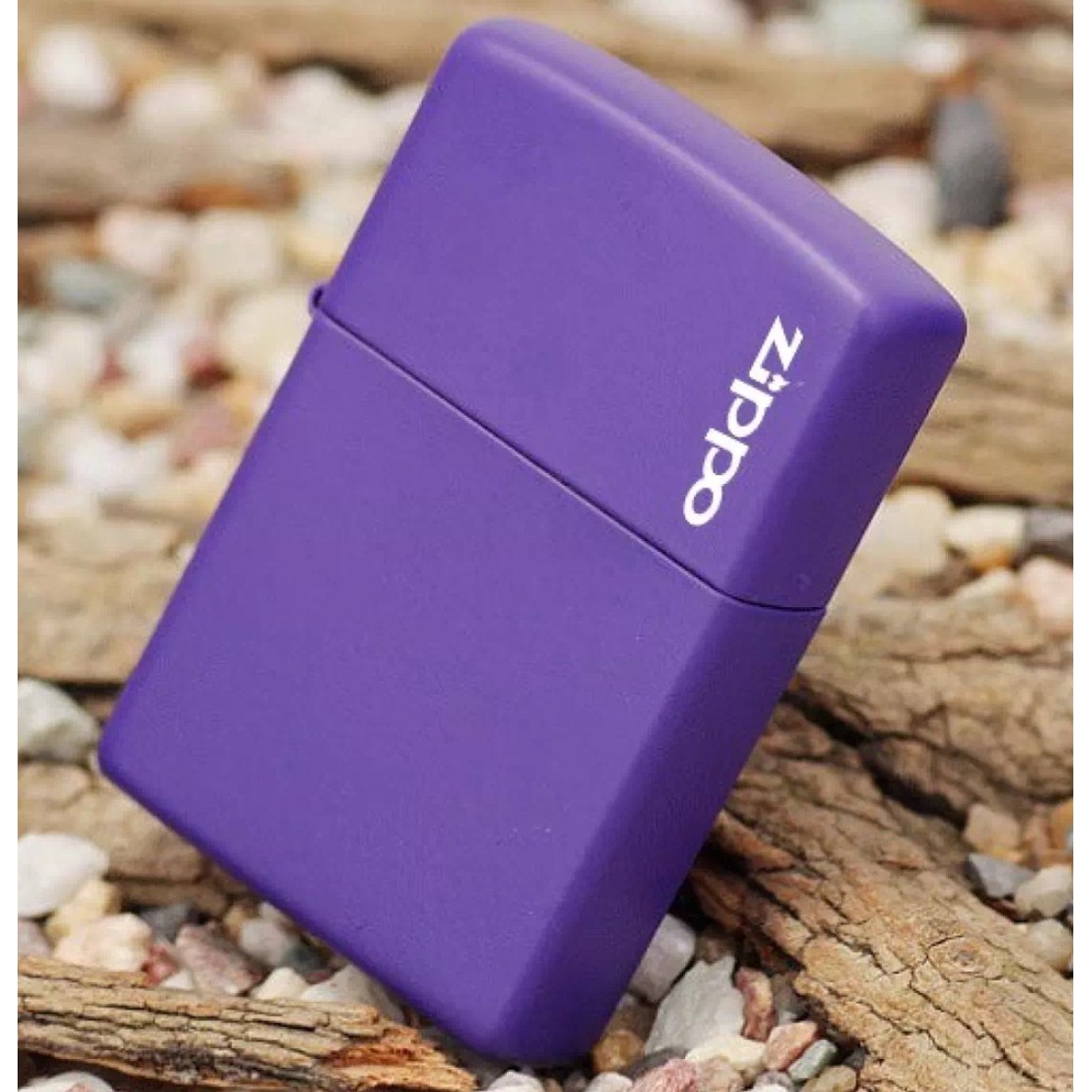 Jual korek api zippo warna ungu logo di bawah korek bisa di is ulang ...