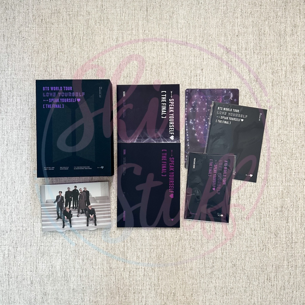 Jual SHARING BTS WORLD TOUR SPEAK YOURSELF THE FINAL BLURAY (SYS Final BR) RM Jin Suga JHope ...