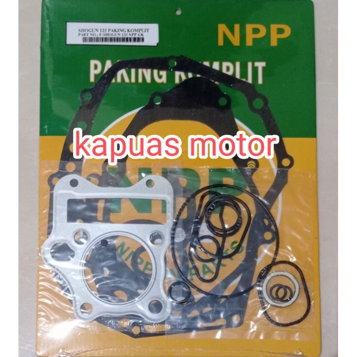 Jual paking gasket full set fullset fulset Shogun 125 arashi sp lama original npp | Shopee Indonesia
