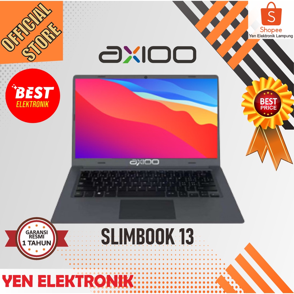 Jual Laptop AXIOO Slimbook 13 - Intel N4020 Ram 6GB SDD 128GB QHD | Shopee Indonesia
