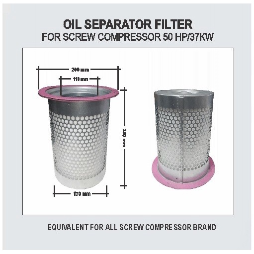 Jual Udara Oil Separator Filter For Screw Compressor 50 Hp/37 Kw ...