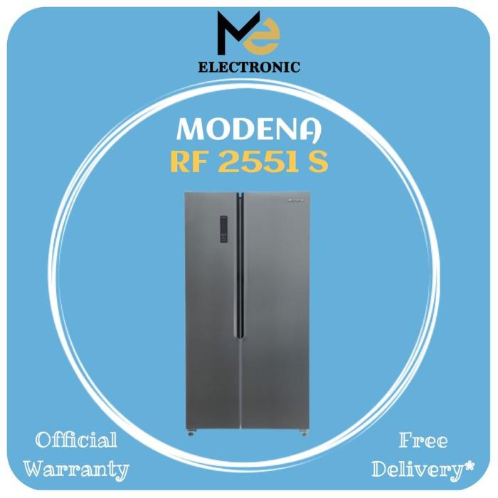 Jual KULKAS SIDE BY SIDE MODENA RF 2551 S 556L KULKAS MODENA RF2551S ...