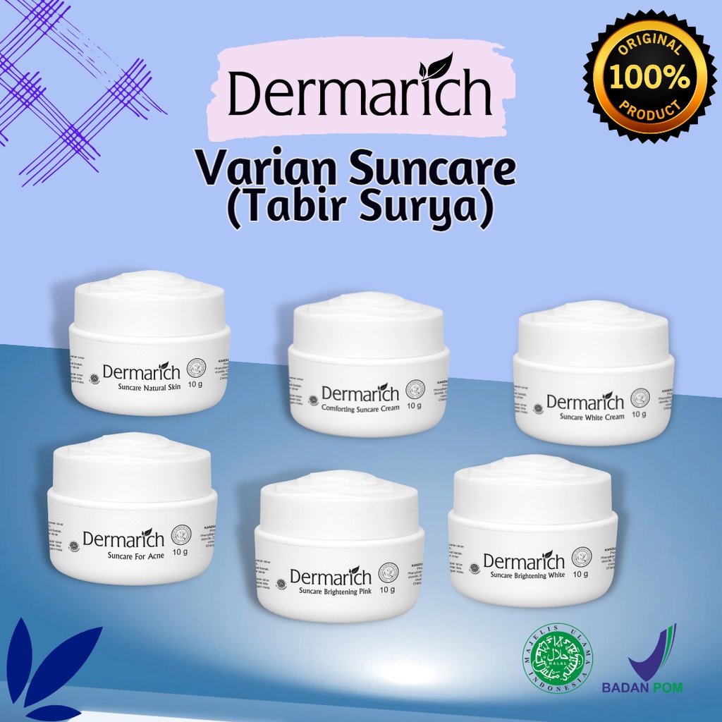 Jual Dermarich Suncare - Sunblok - Cream Siang - Tabir Surya - Sunscreen Dermarich - Day Cream ...