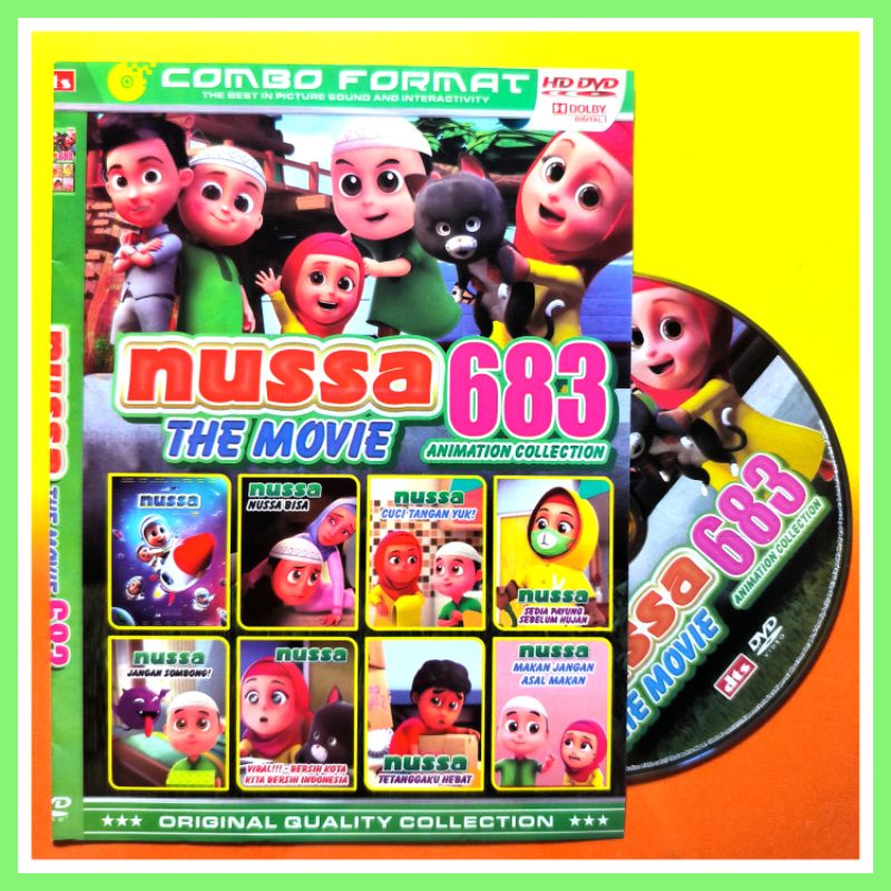 Jual Kaset Film Kartun Anak Koleksi 8 Judul Pilihan Nussa The Movie Terbaru Volume 683. | Shopee ...