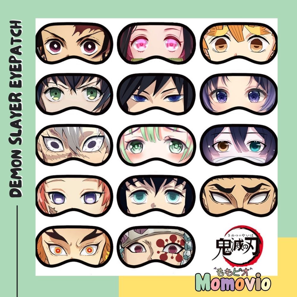 Jual Demon Slayer Eye Patch Gel Penutup Mata Anime Nezuko Tanjirou ...