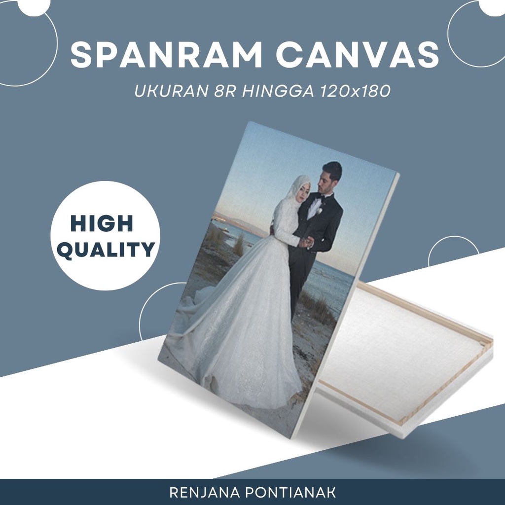 Jual HANYA SPANRAM Ukuran 50x50 Hingga 120x180 (TANPA CETAKAN) | Shopee ...