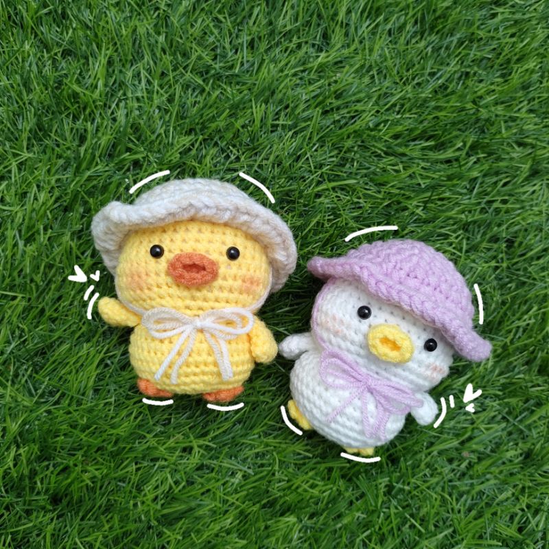Jual [Ready Stock] Bebek Lil' Duck - Boneka Rajut (Amigurumi ...