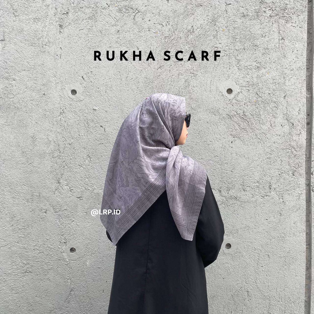 Jual RUKHA SCARF | HIJAB MOTIF SEGIEMPAT | Shopee Indonesia