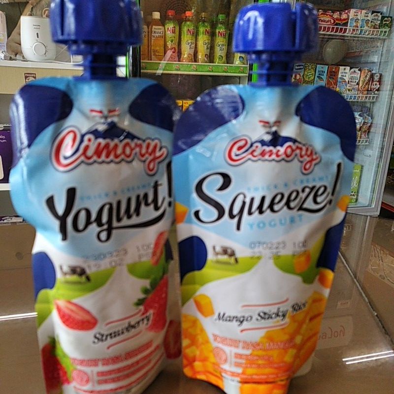 Jual LIVE cimory yogurt squeeze | Shopee Indonesia