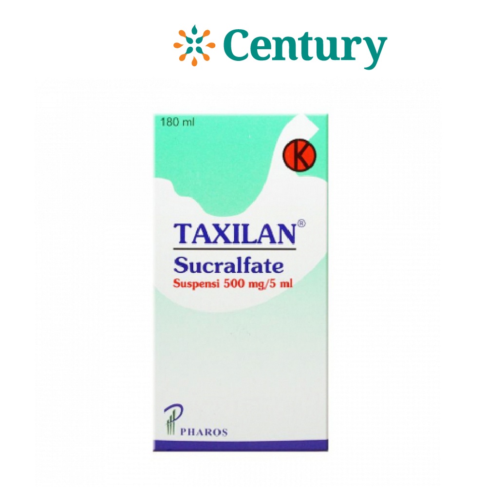 Jual TAXILAN 500MG/5ML SUSPENSI ISI 180 ML / SUCRALFATE / GASTRITIS ...