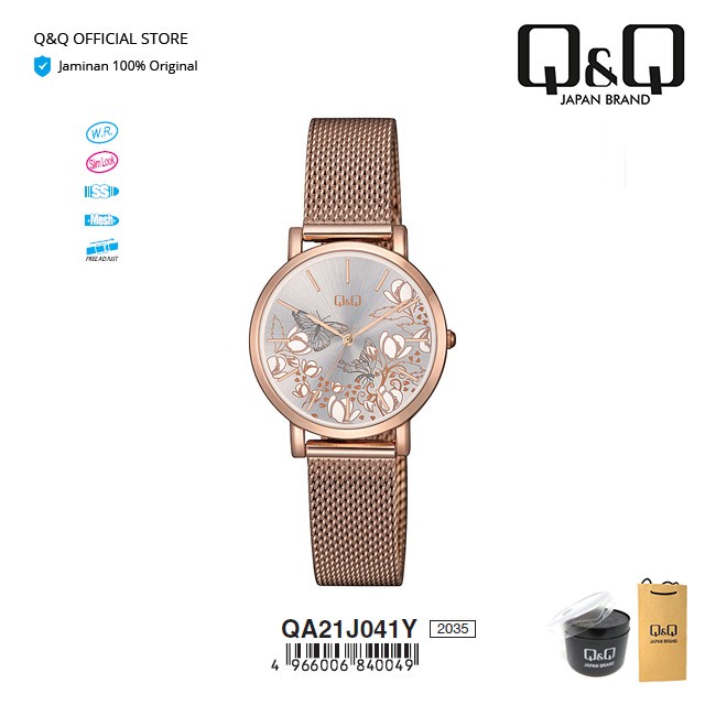 Jual {CollectionStore} QQ QnQ QQ Original Jam Tangan Wanita Stainless ...
