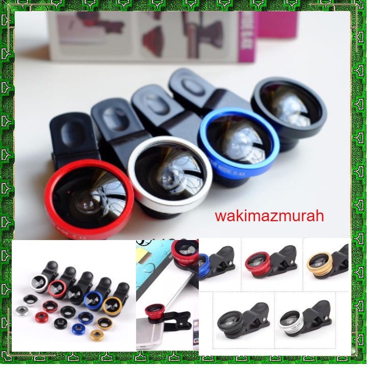 Jual FISH EYE LENSA CAMERA SELFIE CAM LENS SUPER WIDE SATUAN | Shopee ...