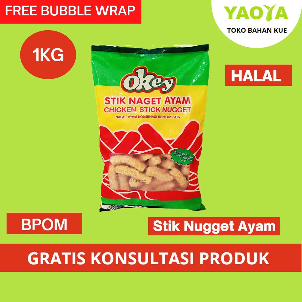 Jual OKEY STIK NAGET AYAM 1KG | Shopee Indonesia
