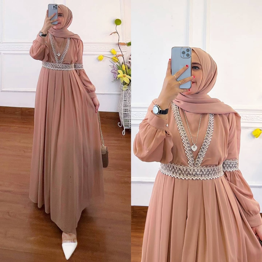 Jual 026 Dress Premium Lebaran Raya Milo Coksu Polos Jumbo Lucu Kasual ...