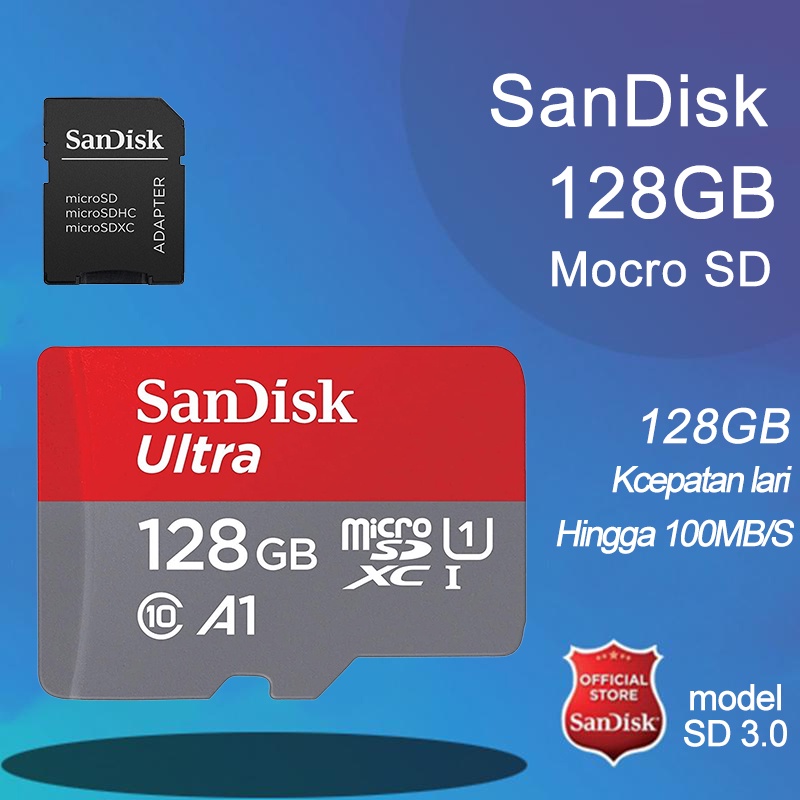 Jual Memory card 128GB Memori Card Speed higga100Mbps Class 10 A1 ugen ...