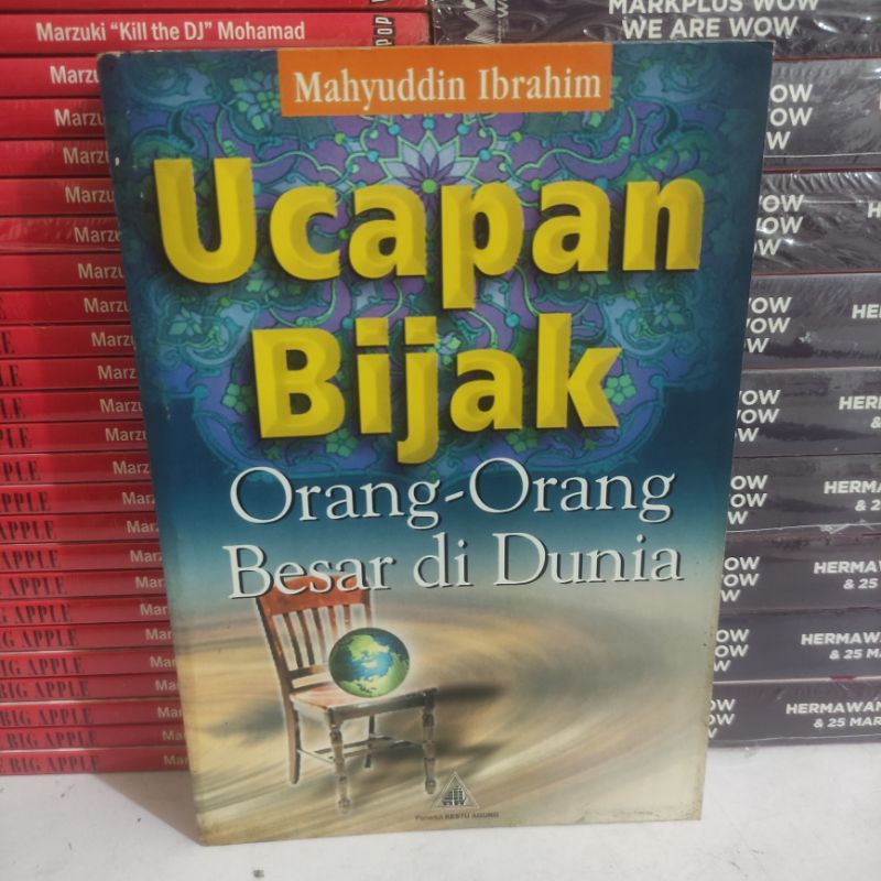 Jual BUKU MURAH ORIGINAL : UCAPAN BIJAK ORANG-ORANG BESAR DI DUNIA ...