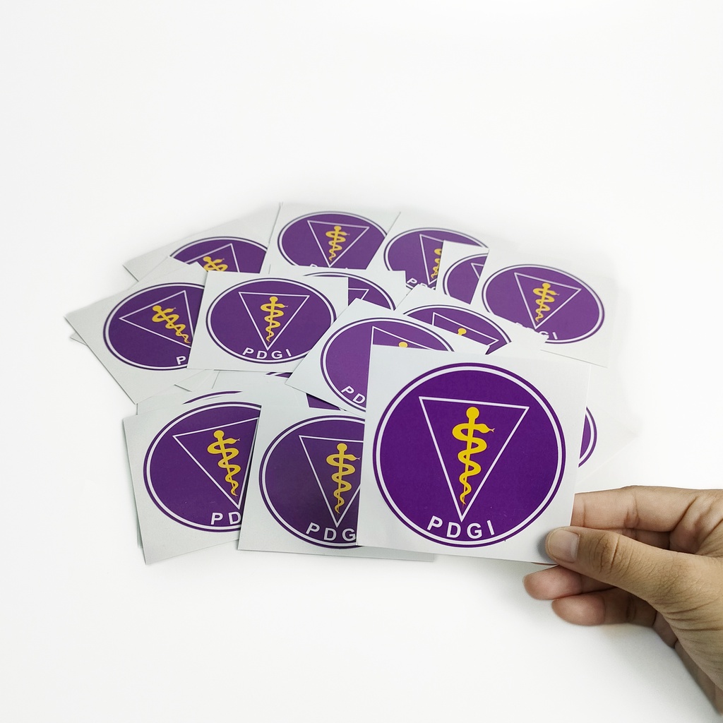 Jual Sticker Mobil Tempel dari Luar Logo Tulisan PDGI dokter Gigi Anak ...