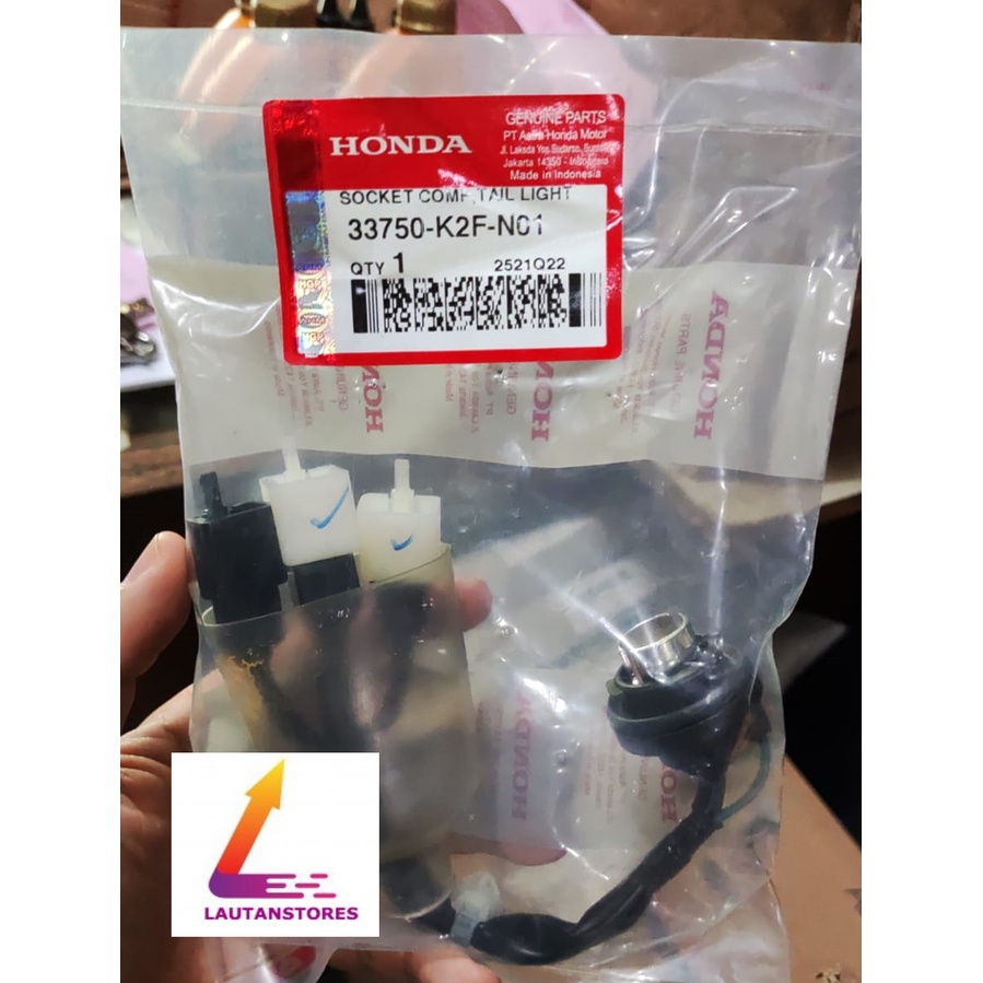 Jual 33750-K2F-N01 Socket Cop Pitting Lampu Belakang Scoopy eSP LED K2F ...