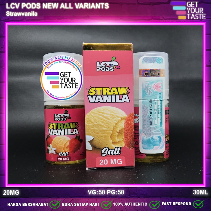 Jual Liquid LCV Pods 30ML Salt Nic by LCV Juice - Pod Friendly ...