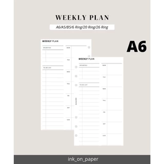 Jual Planner A6 Weekly Terlengkap & Harga Terbaru Agustus 2024 | Shopee ...