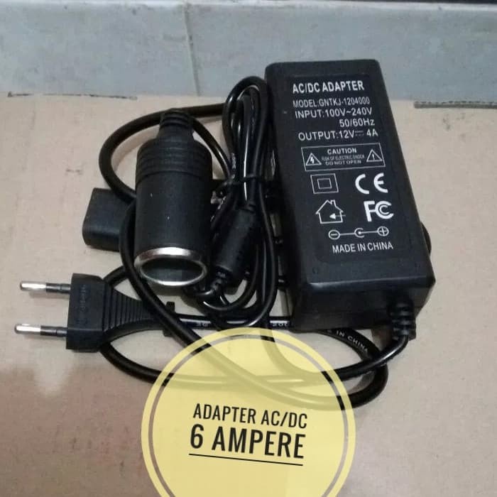 Jual ac mini Converter Adaptor Kompresor Mini (AC/DC) 220 Volt to 12 ...