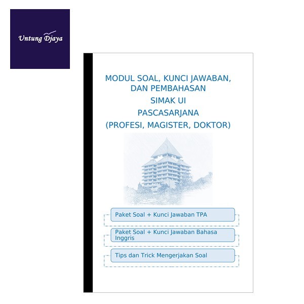Jual MODUL SOAL KUNCI JAWABAN SIMAK UI PASCASARJANA KUMPULAN SOAL SIMAK ... Jual MODUL SOAL KUNCI JAWABAN SIMAK UI PASCASARJANA KUMPULAN SOAL SIMAK ...