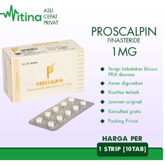 Jual PROSCALPIN 1MG ANTI BOTAK PRIA | Shopee Indonesia