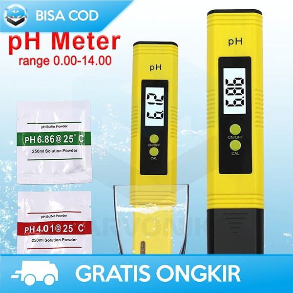 Jual PH METER AIR MINUM DIGITAL ALAT PENGUKUR KADAR PH AIR AKURASI ...