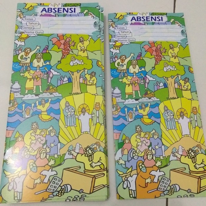 Jual Absensi Absensi Sekolah Minggu / Absensi / Buku Absensi / Buku ...