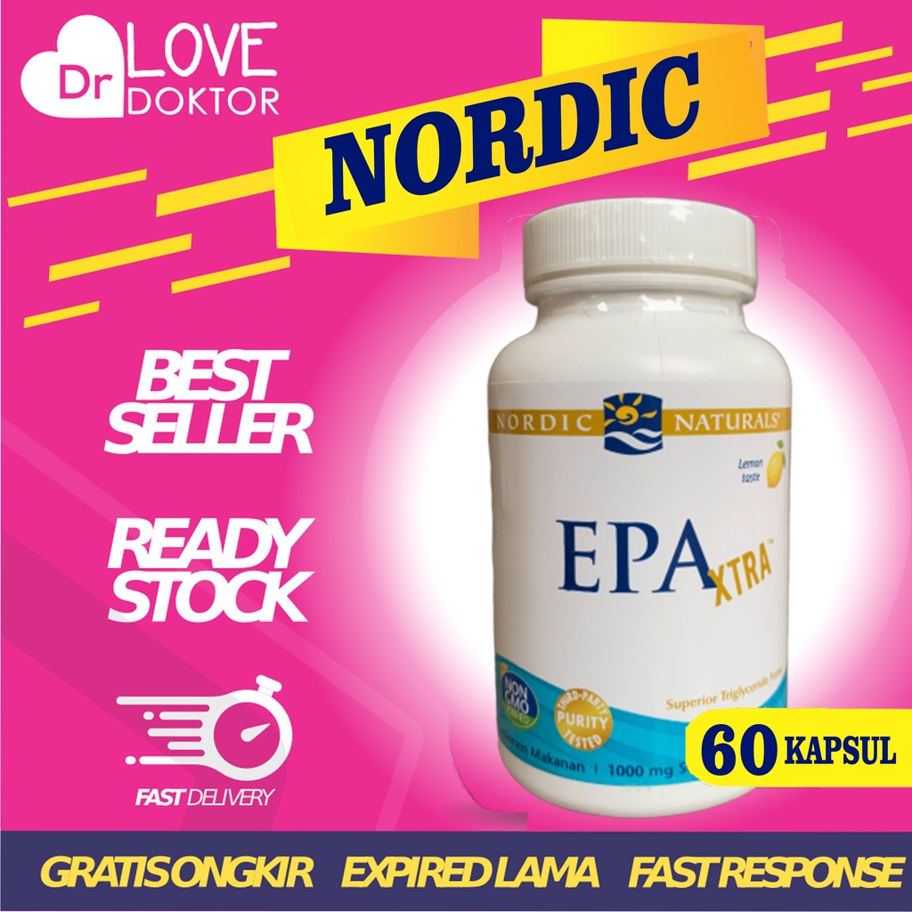 Jual NORDIC NATURALS EPA XTRA 1000 MG RASA LEMON KOLESTEROL JANTUNG ANTI RADANG MINYAK IKAN DHA ...