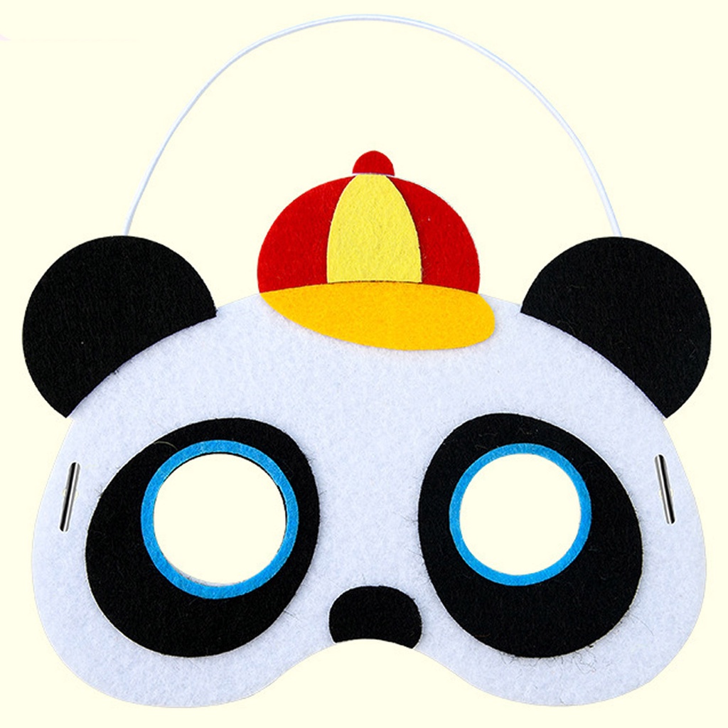 Jual ED84 DIY TOPENG HEWAN BAHAN FLANEL, ANIMAL MASK / MAINAN EDUKASI ...