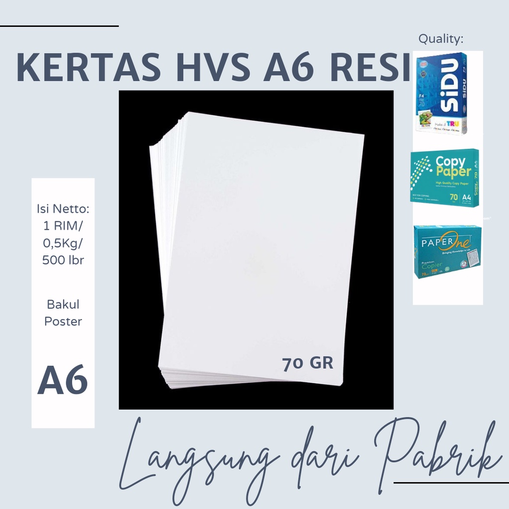 Jual Kertas Hvs 1 Rim Terlengkap & Harga Terbaru Mei 2026 | Shopee ...