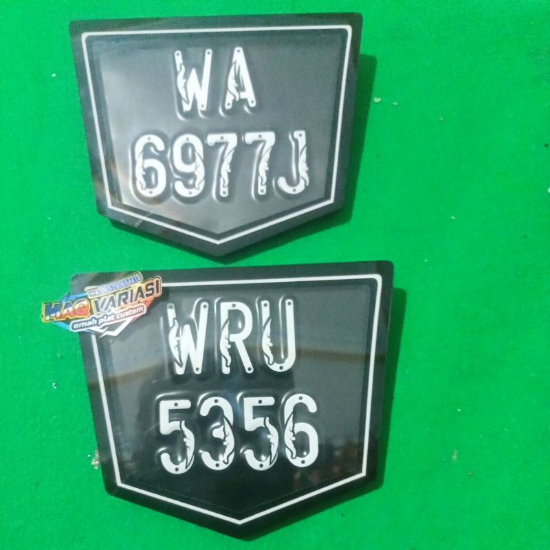 Jual PLAT VARIASI,PLAT MOTOR ACRILIK, PLAT CUSTOM. | Shopee Indonesia