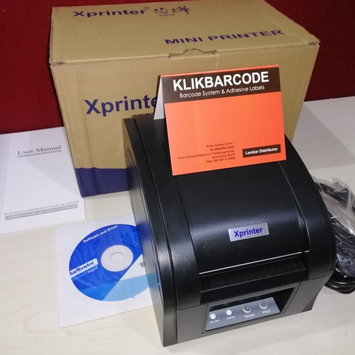 Jual PRINTER THERMAL LABEL STIKER BARCODE XPRINTER XP360-XP-360B XP360 ...