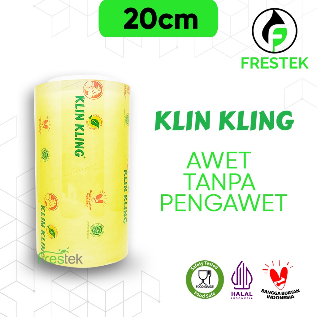 Jual Plastik Wrapping / Cling Wrap KLIN KLING, 20cm x 500m Food Grade ...