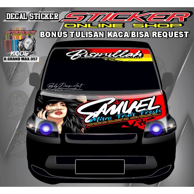 Jual Stiker decal pick up gran max boss muda stiker decal 044 ( BISA ...