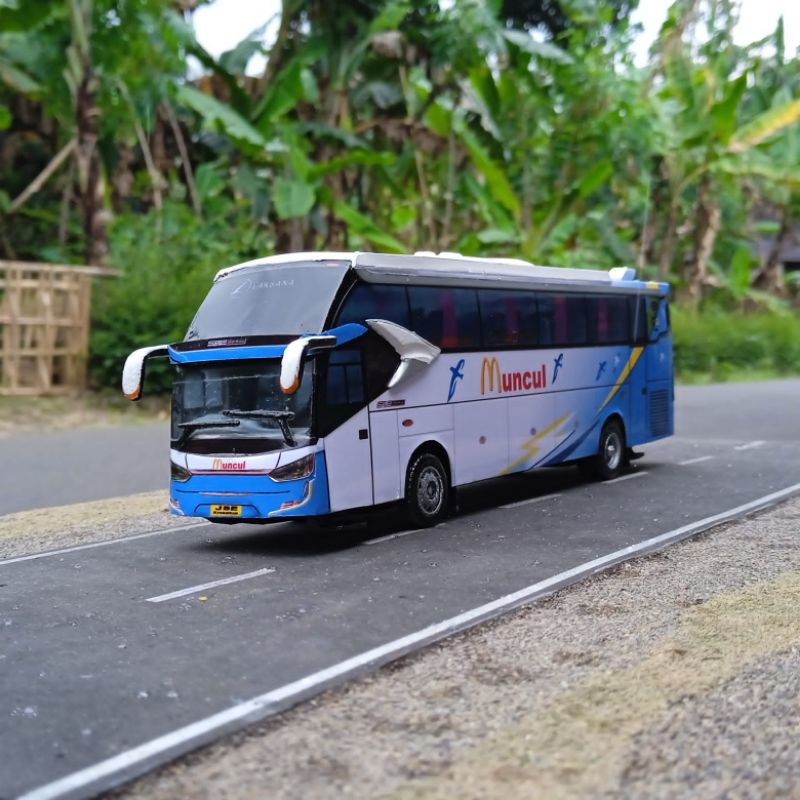 Jual Miniatur bus MUNCUL body sr2HDprime scale 1/64 | Shopee Indonesia