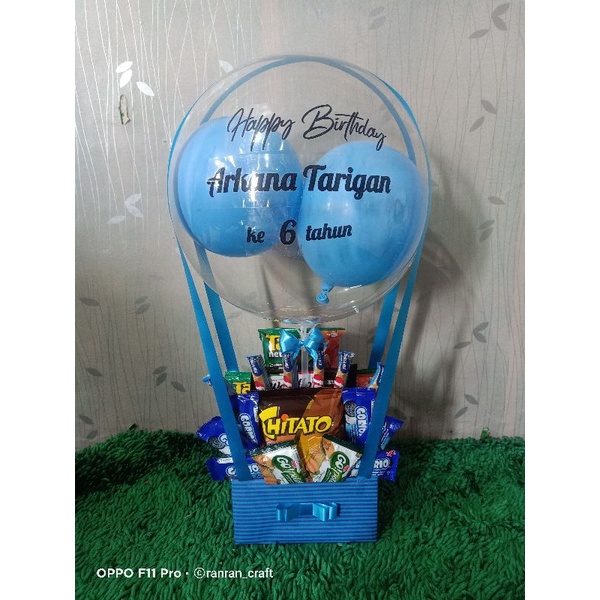 Jual TERMURAH snack balon / buket snack balon / HARGA TERMASUK SNACK ...