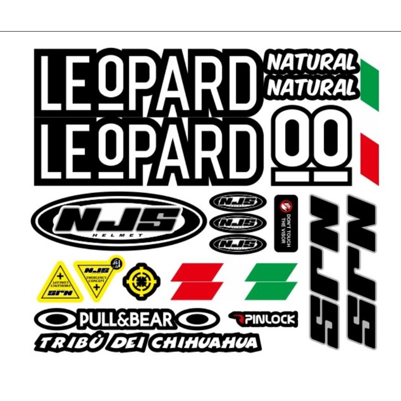 Jual STIKER STICKER HELEM NJS KUALITAS BAGUS | Shopee Indonesia