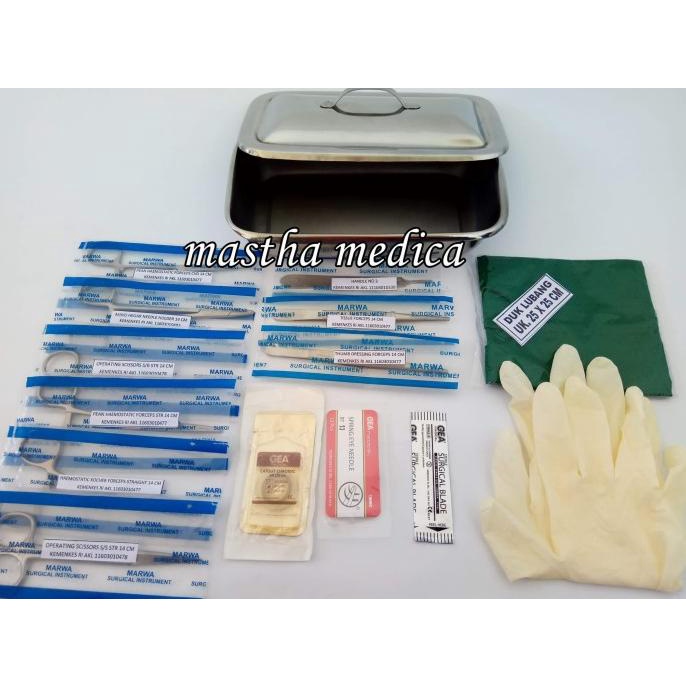 Jual Promo Minor Set Alat Bedah Intrumen Operasi kecil Sirkumsisi ...