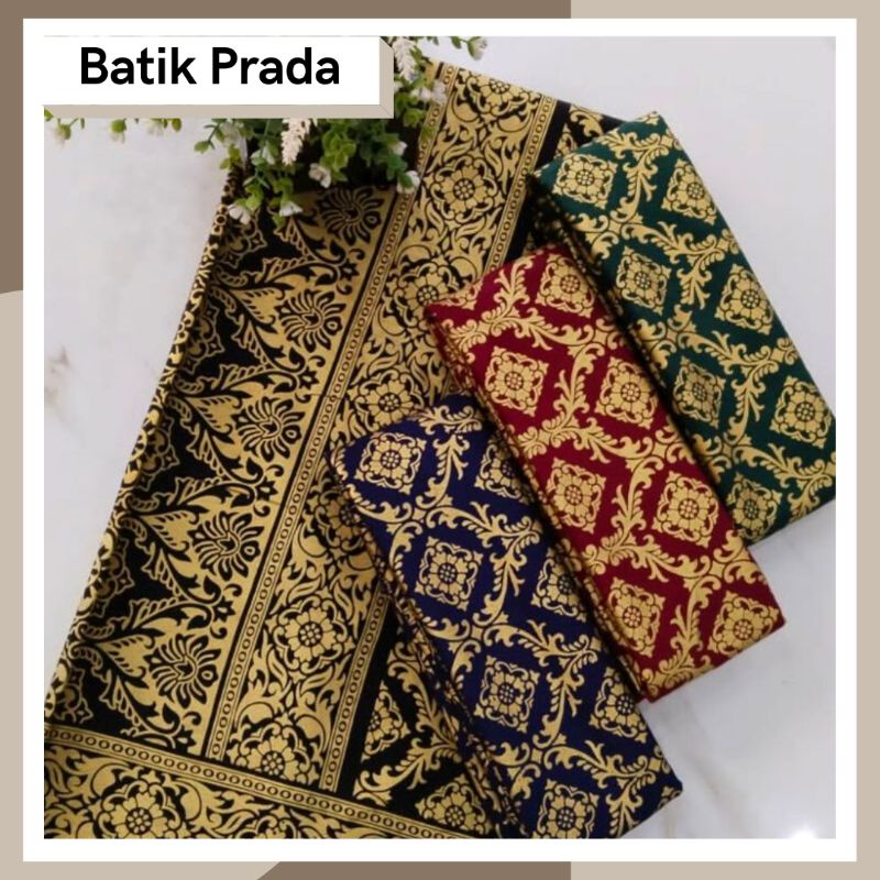 Jual KAIN SONGKET LEPUS BATIK PRADA EMAS TERBARU MELAYU | Shopee Indonesia