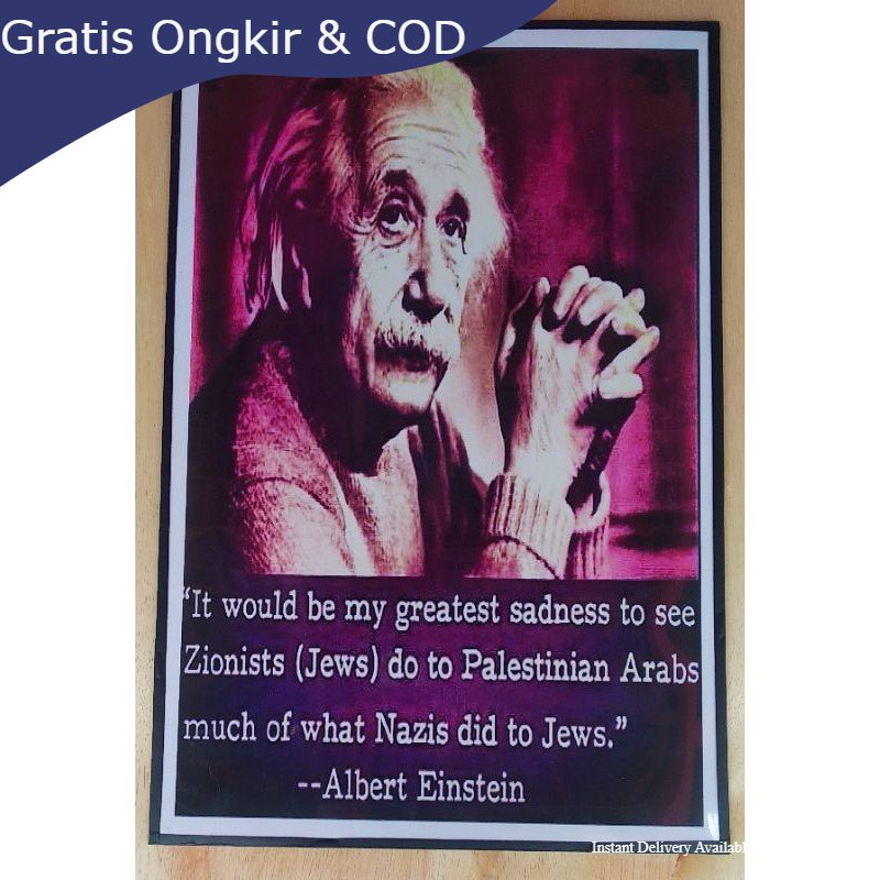 Jual Pajangan poster plus BINGKAI Albert Einstein ukuran 53×35 | Shopee Indonesia
