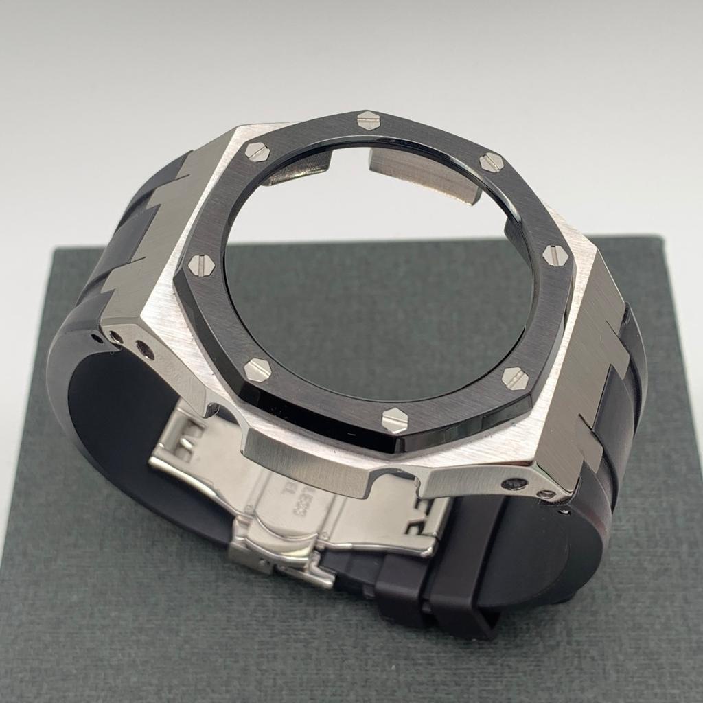 Jual CASIO G-SHOCK GA-2100/GAB-2100 CASE GEN3 SILVER LIST BLACK ON ...