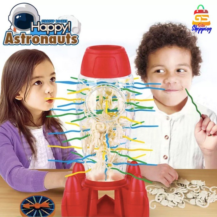 Jual MAINAN EDUKASI ANAK PULLING STICK ROCKET HAPPY ASTRONAUTS / BOARD ...